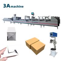 China CQT 650JYG Pre-Folded Crash Lock Bottom Box Semi Automatic Folder Gluer for Cold Glue for sale