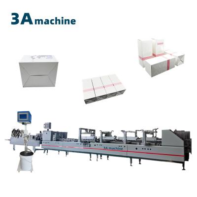 China CQT 650JYG Pre-folded Crash Lock Bottom Box Automatic Folder Gluer Machine for Small Box for sale