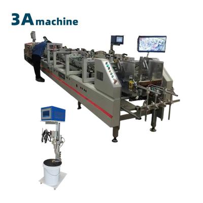China Workflow CQT 650JYG Semi Automatic Folder Gluer with Pre-Folding and Crash-Lock Bottom for sale
