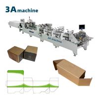China 1100 JGKW Corrugated Box Dual Lock Bottom Carton Folder Gluing Machine 400mm for sale