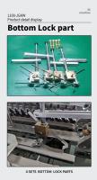 China 1100 JGKW Corrugated Box Dual Lock Bottom Carton Folder Gluing Machine 400mm for sale