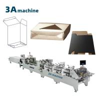 China 250g-650g Cardboard Paper Material Dual- Automatic Gluing Machine for Corrugated Boxes for sale