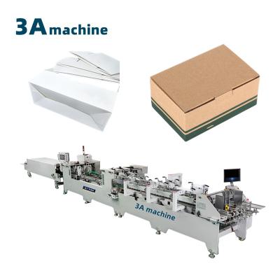 China 1100 JGKW Cardboard Box/Corrugated Box Folder Gluer Machine with Bottom Lock Function 3 for sale