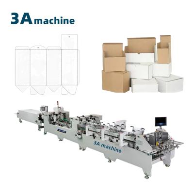China Corrugated Box Folder Gluer Machine for 2-3 Layer Corrugated and Cardboard 250g-650g for sale