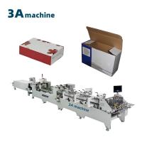 China Corrugated Box Dual- Lock Bottom Folder Gluer Machine for Paper Material 2 3 Layers for sale
