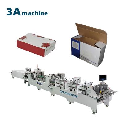 China Corrugated Box Dual- Lock Bottom Folder Gluer Machine for Paper Material 2 3 Layers for sale