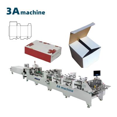 China Box Unfolded Widest Max Size 105cm 6 Corners Folder Gluer Machine for 1100 JGKW Box for sale