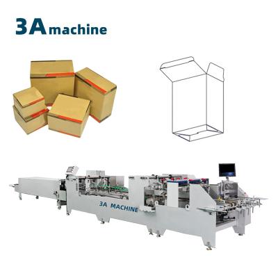 China Highly Functional Dual- Lock Bottom Gluing Machine for Cardboard and Corrugated Boxes for sale