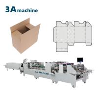 China Dual- Lock Bottom 1100*JGKW Corrugated Box Folder Gluer Machine for Case Packaging for sale