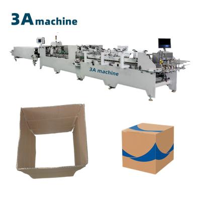 China Corrugated Box Folder Gluer Machine 1300JGKW Dual- Lock Bottom and Side Glue Function for sale
