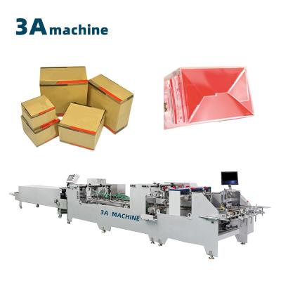 China 1300JGKW Dual Lock Bottom Manual Carton Box Folder Gluer Machine 1300mm for sale