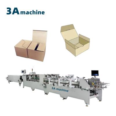 China 1300JGKW Automatic Gluing Machine for Cardboard and Corrugated Boxes Bottom Lock for sale