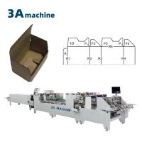China Corrugated Box Dual- Lock Bottom Spraying Cold Glue Machine with Packaging Type Case for sale