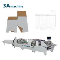 China 1300JGKW Cardboard Corrugated Box Dual Lock Bottom Folder Gluer Machine 1300mm for sale