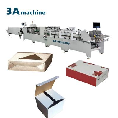 China Corrugated Box Dual- Lock Bottom One Side Gluing Machine 1300JGKW for Cardboard Boxes for sale