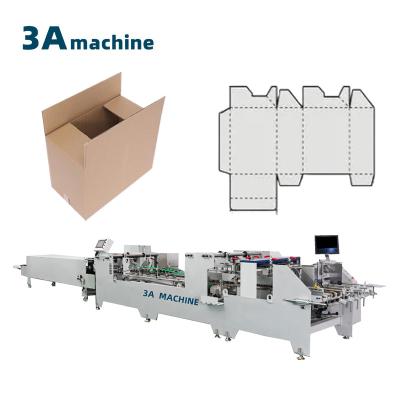 China 1300JGKW Cardboard Box Folder Gluer with Electric Drive and Dual- Lock Bottom Function for sale