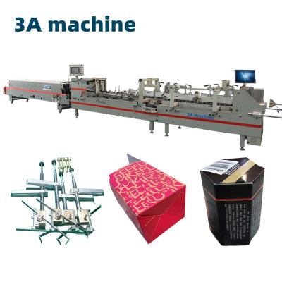 China GS110 Glue Pasting Machine for SHH800AG-2 Automatic Bottom Semi Automatic Box Gluing for sale