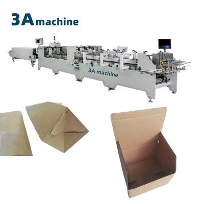 China 300m/min Dual Lock Bottom Automatic Folding Carton Box Gluing Machine for Paper for sale