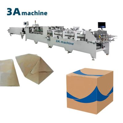 China 1300 JGKW Dual- Lock Bottom and Side Glue Corrugated Box Folder Gluer for Small Boxes for sale