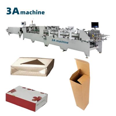 China 1300 JGKW Cardboard Corrugated Box Dual Lock Bottom Box Glue Machine for Carton Box for sale