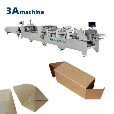 China Carton Box Cold Glue Machine for Dual Lock Bottom and Side Glue Folding 1800mm for sale
