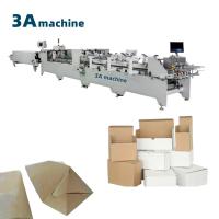 China Box Unfolded Widest 125cm 1300 JGKW Cardboard Box Glue Machine for Dual- Lock Bottom for sale