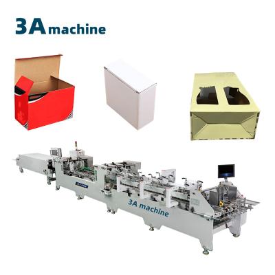 China High Speed Folder Gluer Machine 1300mm for Cardboard Corrugated Box Dual Lock Bottom Glue Spreader for sale