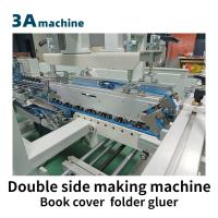 China Double Sided Box Pasting CQT-800BS Automatic Book Cover Machine for Hardcover Binding for sale