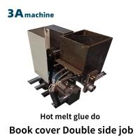 China Hot Melt Glue Book Cover Folder Gluer Machine CQT-800BS 280mm Minimum Size for sale