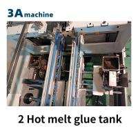 China PLC Controlled Box Folding and Gluing Machine for Book Cover Production for sale