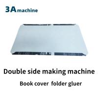 China PLC Controlled Box Folding and Gluing Machine for Book Cover Production for sale