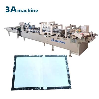 China CQT800BS Automatic Book Cover Double Side Pasting Machine with Max Liner Speed 250m/Min for sale