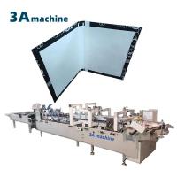 China CQT-800BS Automatic Book Cover Side Pasting Machine for Consistent Folding and Gluing for sale