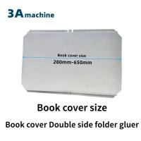 China Box Unfolded Minimum Size 150mm CQT-800BS Automatic Book Cover Side Pasting Machine for sale