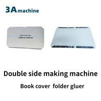 China Fast CQT-800BS Automatic Book Cover Side Pasting Machine Box Folding and Gluing Machine for sale