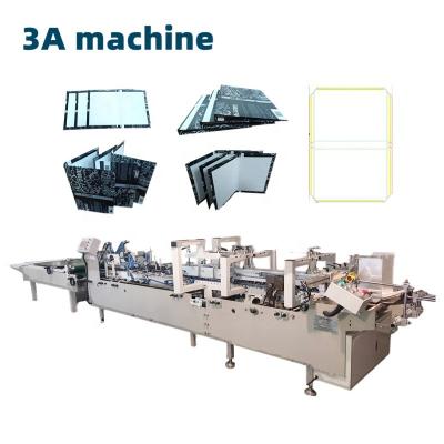 China CQT-800BS Automatic Book Cover Side Pasting Machine 650mm Max Workable Width for sale
