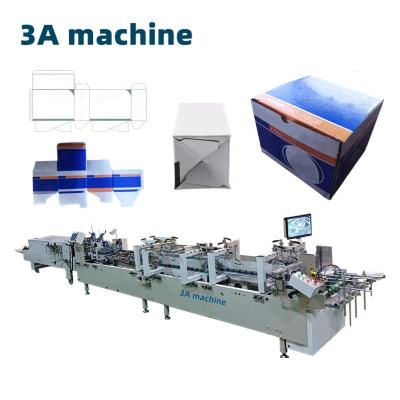 China Automatic Bottom Lock Folder Gluer for Precise Folding and Pasting in 10*1.2*1.3m Size for sale