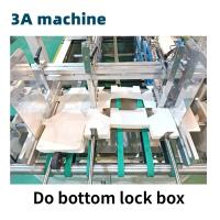 China Automatic Bottom Lock Folder Gluer for Precise Folding and Pasting in 10*1.2*1.3m Size for sale