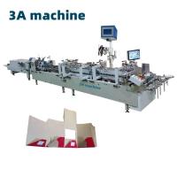 China CQT-1100 Enhanced Automatic Bottom Lock Folder Gluer for Mini Box Folding and Gluing for sale