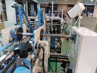 China PLC Controlled Automatic Bottom Lock Folder Gluer for Cardboard Boxes 1800mm for sale