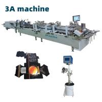 China 10KW Automatic Feeding Paper CQT-1100 Enhanced Type Folder Gluer for Automatic Tea Box for sale
