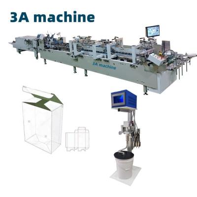 China Enhanced Type CQT-900 Automatic Bottom Lock Folder Gluer for Speed Folding and Gluing for sale
