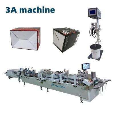 China CQT-900 Enhanced Type Automatic Bottom Lock Folder Gluer for Speed Folding and Gluing for sale