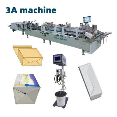 China 7.5KW CQT-900 Enhanced Automatic Box Folding Gluing Machine for Customer Requirements for sale