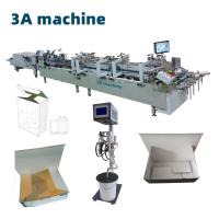 China Automatic Folding and Gluing Box Machine CQT-900 Enhanced for Double Cardboard Gluing for sale
