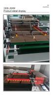 China Computerized Corrugating Machine CQT2400 Semi Automatic Folder Gluer for Corrugated Box for sale