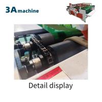 China CQT-1500JGKW Semi-Automatic Folder Gluer Gluing Machine for File Folder Corrugated Box for sale