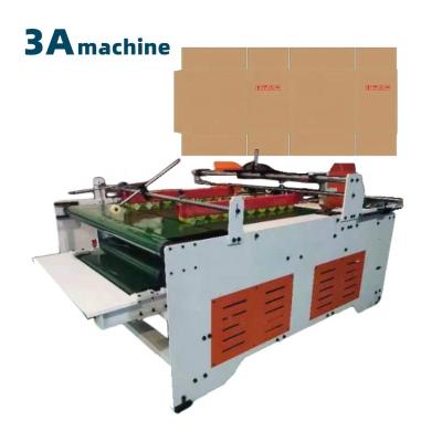 China 1600 KG Capacity CQT2400 Semi Automatic Folder Gluer for Corrugated Box Gluing Machine for sale