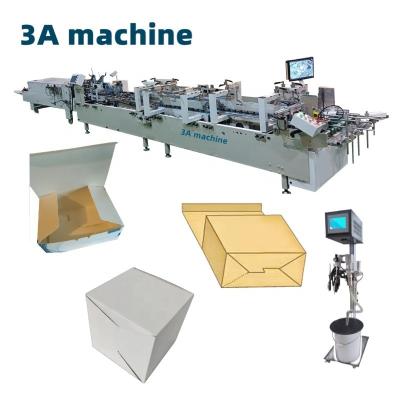 China Automatic Sheet Gluing Machine CQT-900 Enhanced Type with Water Soluble Cold Glue for sale
