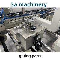China Total length 9.6m automatic lock bottom folder gluer for cardboard box folding machine for sale